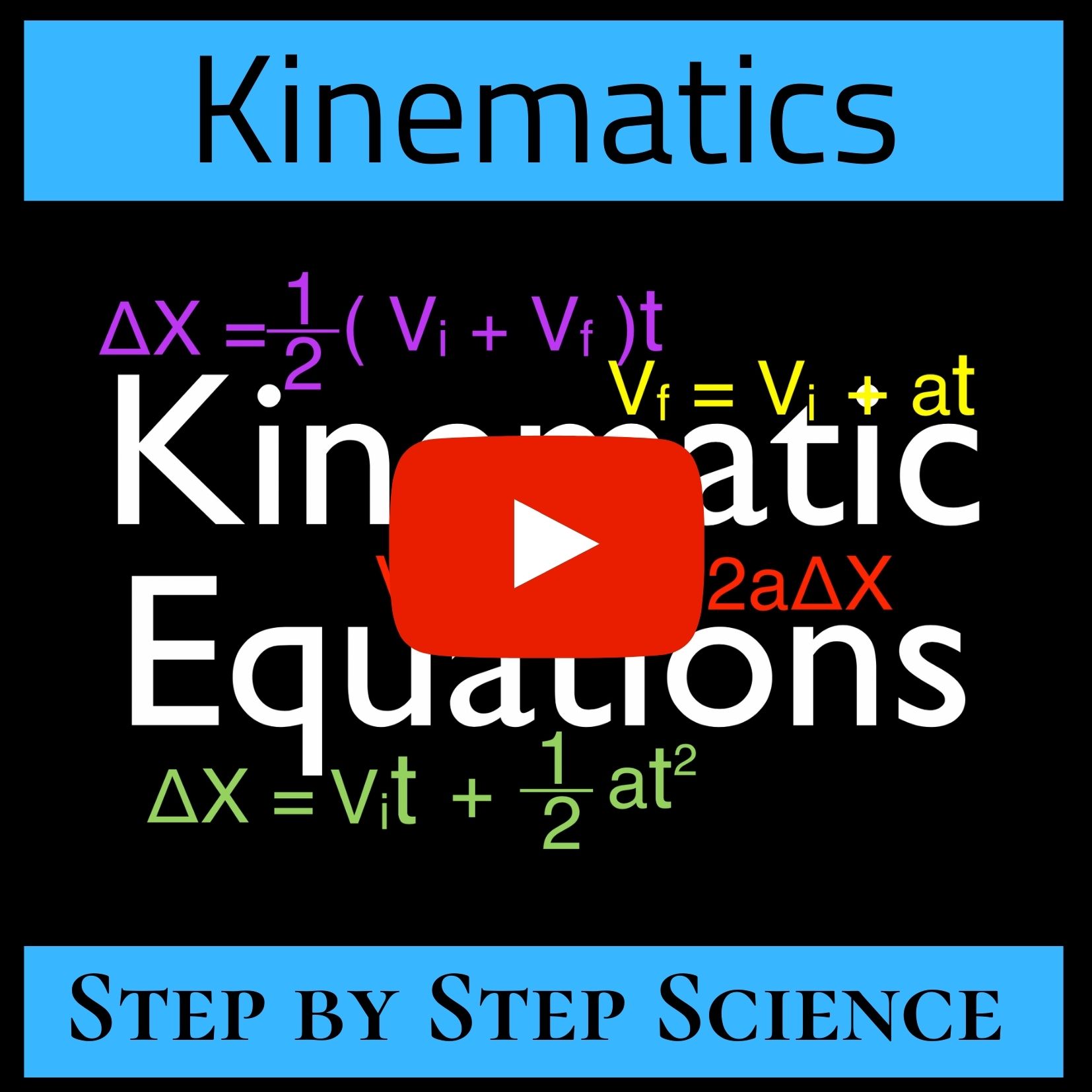 Kinematics – Step by Step Science